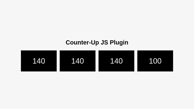 Simple Counter Up Plugin with JS
