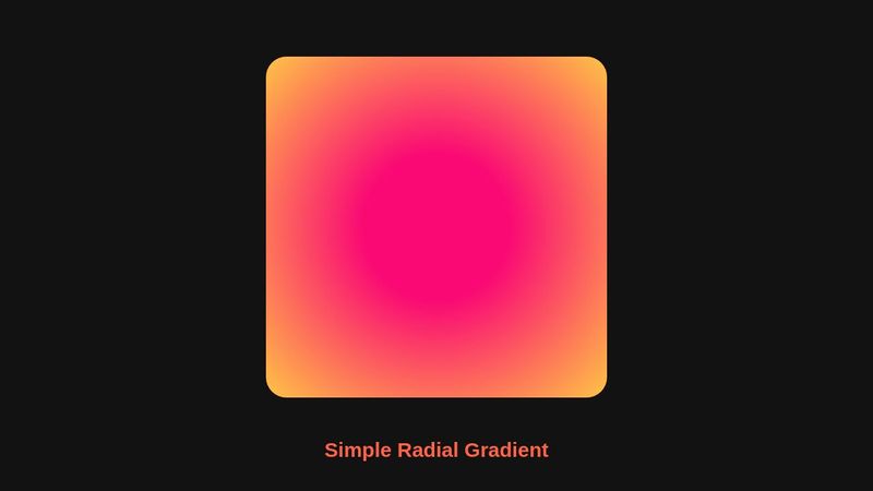 radial-gradient() function in CSS