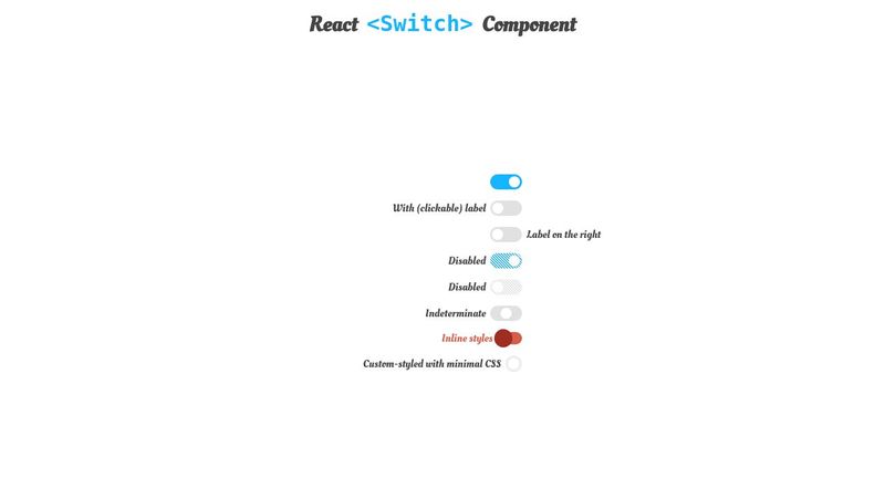 React Switch Toggle Component