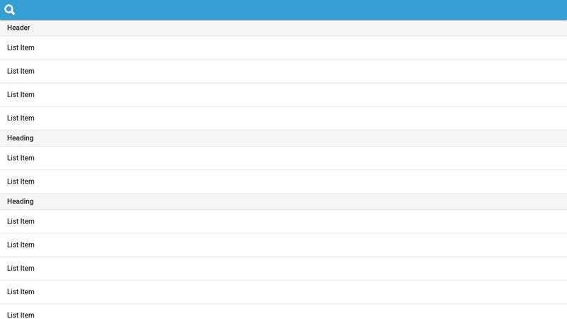 Ionic Show and Hide Subheader Button Click