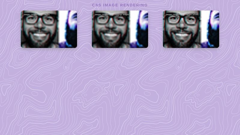 Pixel smoothing with CSS image-rendering