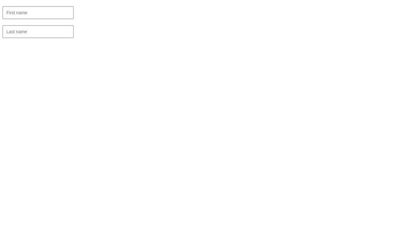 Css Only Floating Labels