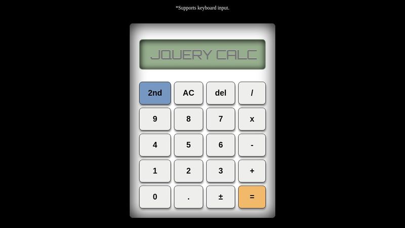 Responsive jQuery Calculator