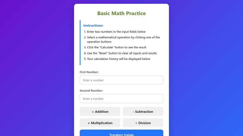 Basic Math Operation