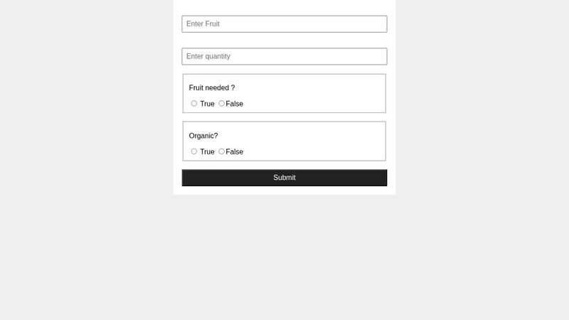 Validate, form object values and Store Data in an Array