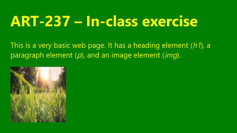 ART-237 Code Exercise