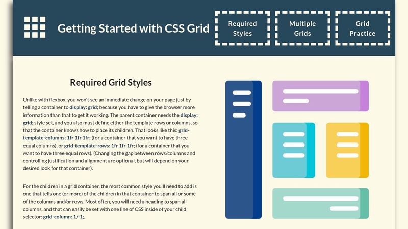 CSS Grid Introduction: STARTER - PLEASE FORK