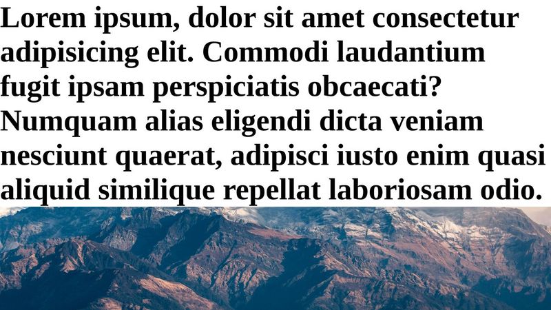 Parallax Scroll Effect with Text Overlay