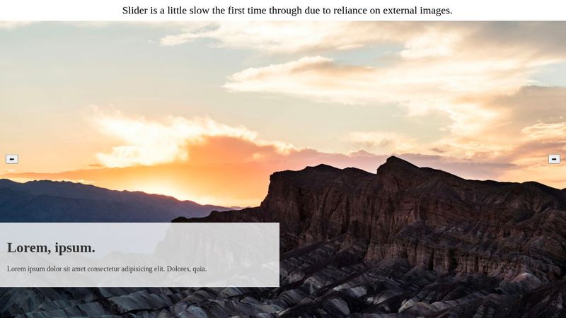Simple CSS/JS Slider