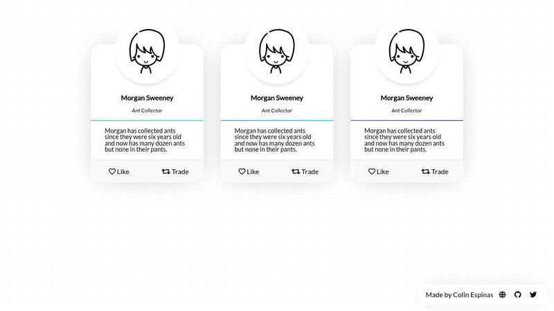 CodePen Challenge - Card