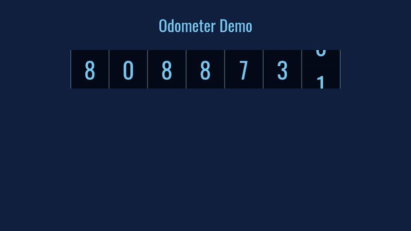 Odometer Demo