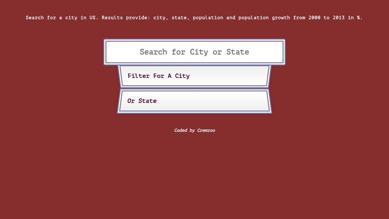 Javascript30 Type Ahead