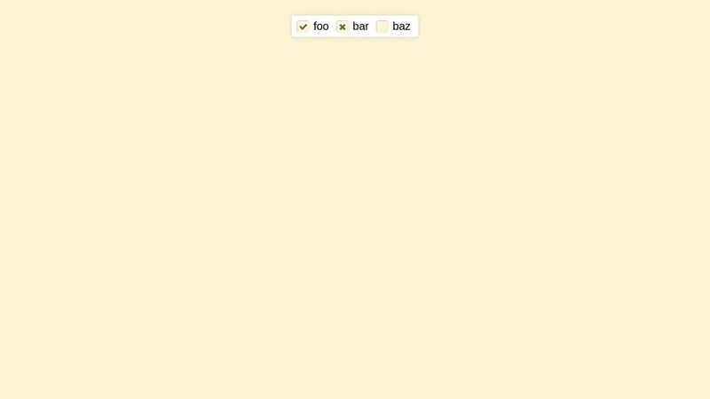 Simple custom CSS checkboxes using Font Awesome