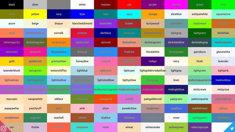 CSS3 Colors