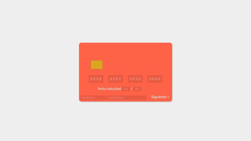 Credit Card Form Prototype