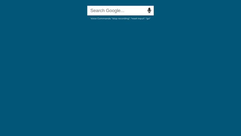 Voice Search with JavaScript (Web Speech API)