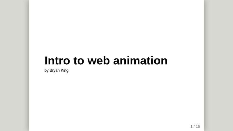 CodePen Cincy: Intro to animation