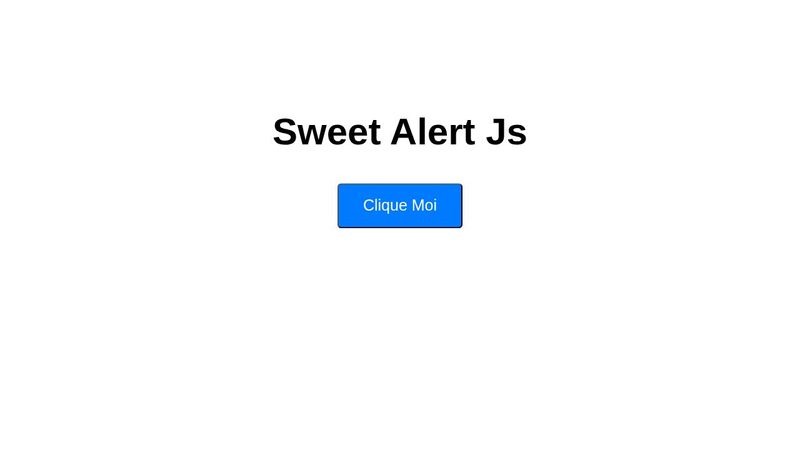 SweetAlert js