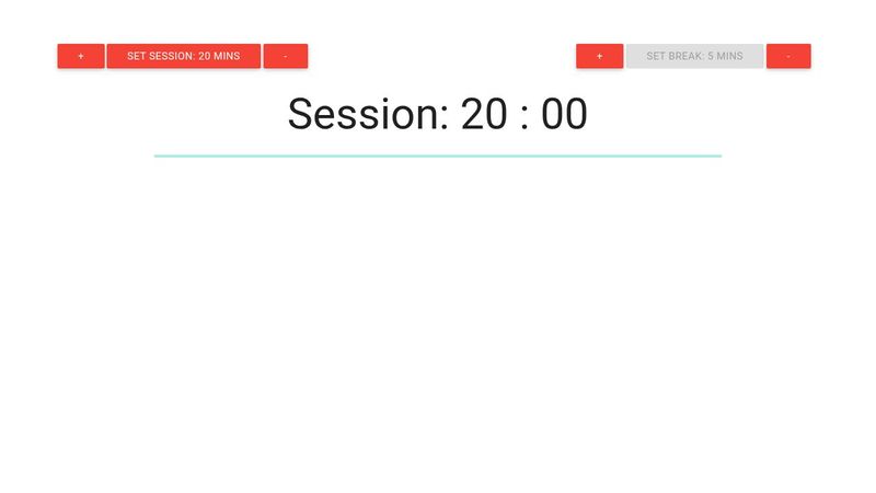 Pomodoro for FreeCodeCamp with Vue.js and Firebase