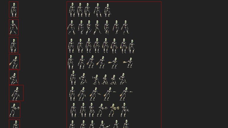 robot sprite sheet test