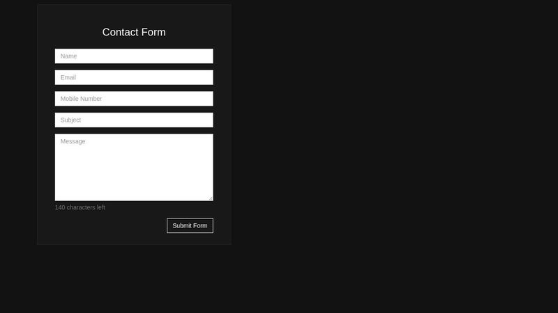 bootstrap contact form