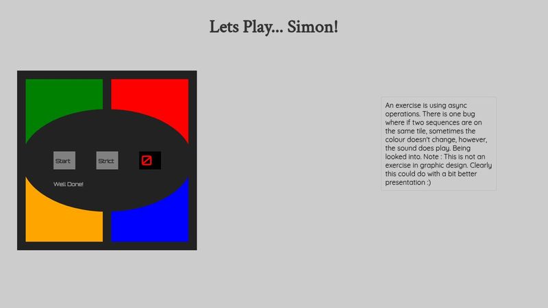 FCC Simon Game