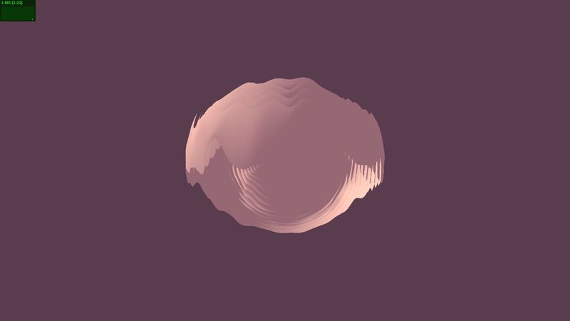 Layered Perlin noise sphere. (Three.js, webgl)