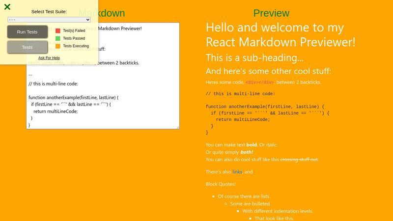 GitHub Style Markdown Preview