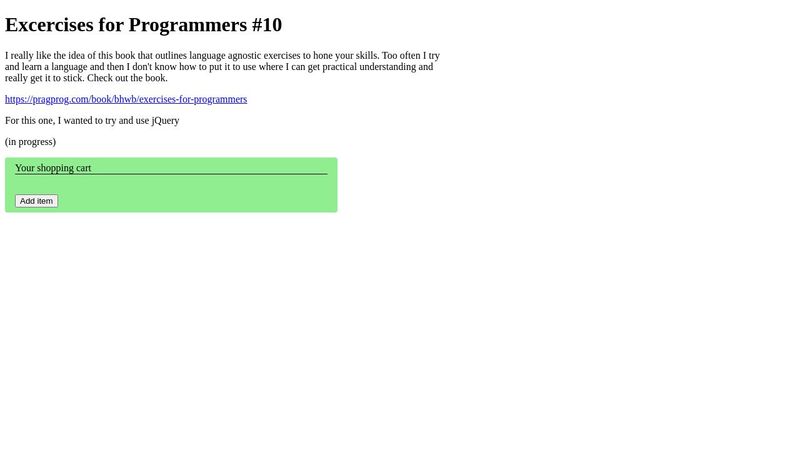 exercises-for-programmers #10