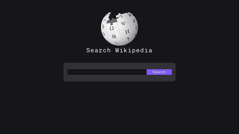 Wikipedia Search Engine