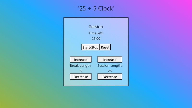 FCC: 25 + 5 Clock new