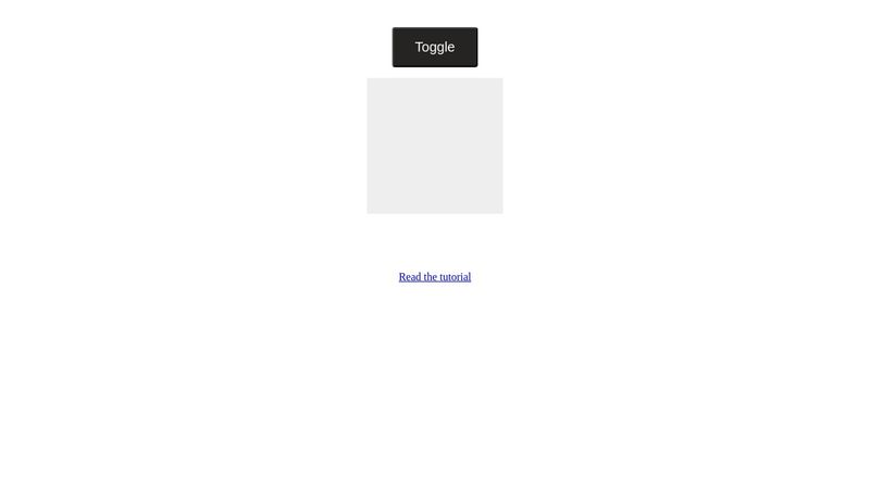 Simple JavaScript class toggle using classList