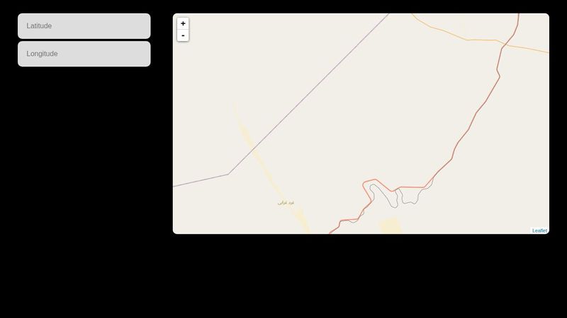 How to get latitude and longitude on click on Map
