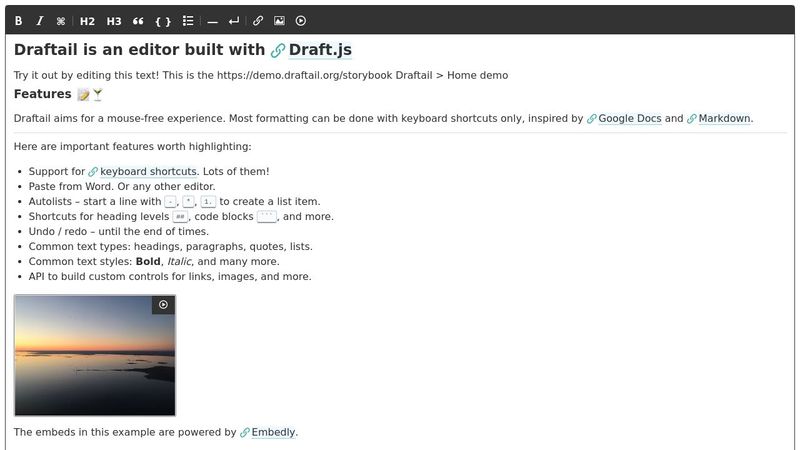 Draftail placeholder