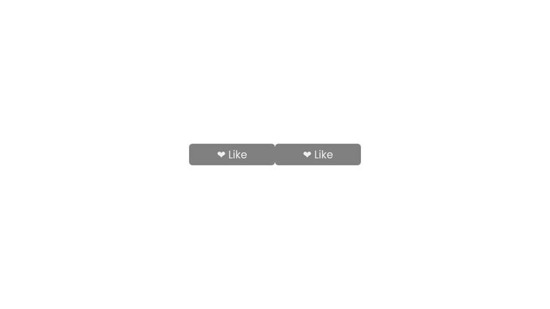 Like Button Fun - CSS Only