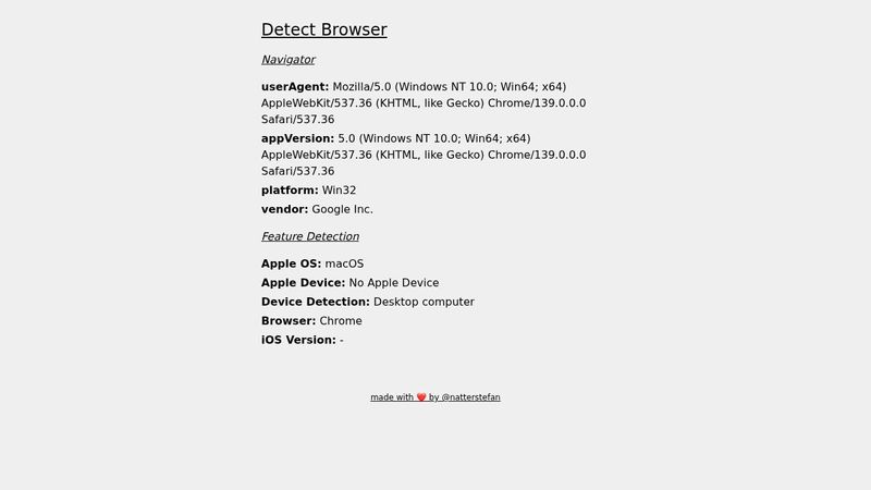 JavaScript Detect Browser JavaScript Detect Browser