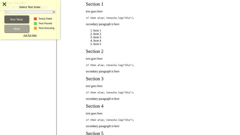 Responsive Web Design Projects - Build a Technical Documentation Page