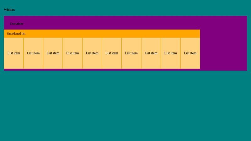 Overflow scroll without hiding it's overflowing content