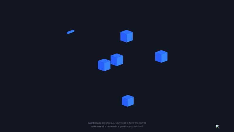 3D Boxes Loader CSS only