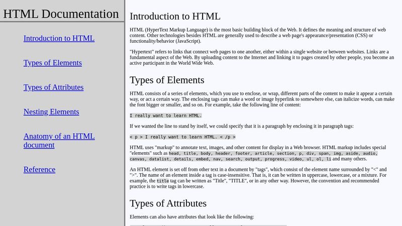 HTML Technical Document | freeCodeCamp