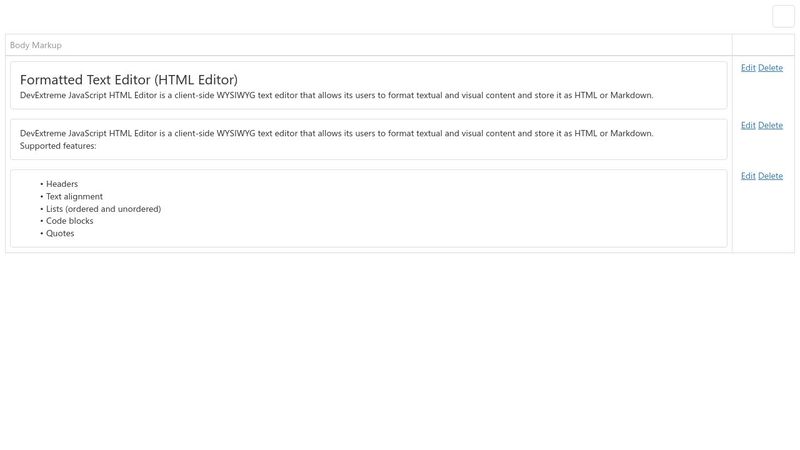 Toolbar Customization - DevExtreme Html Editor