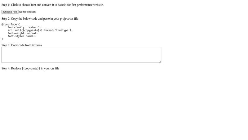 Converting and rendering web fonts to base64 - keep original look