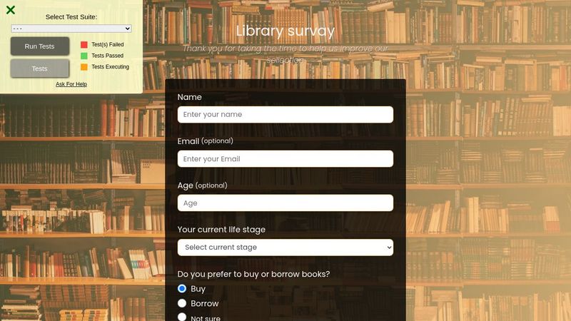 Book Survey (freeCodeCamp)