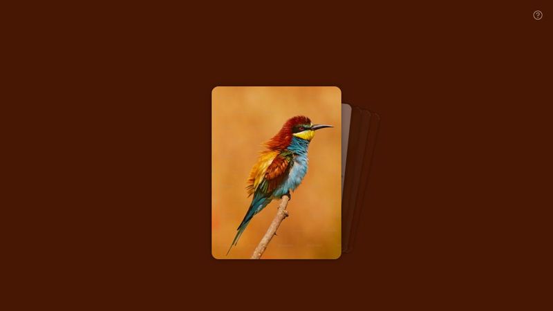 Scroll-driven animated card stack with scroll snap events.