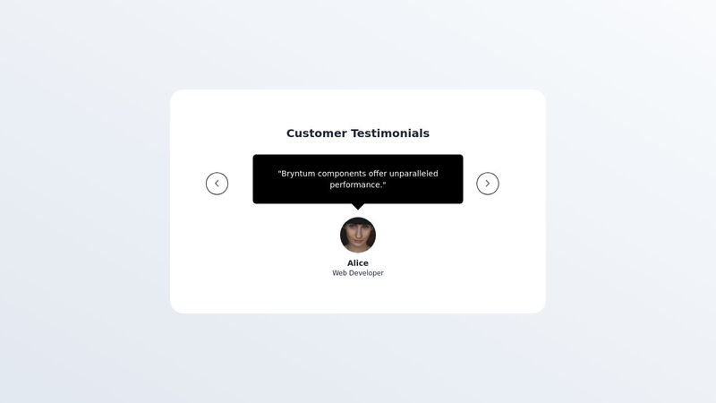 Testimonial Slider with Tailwind CSS