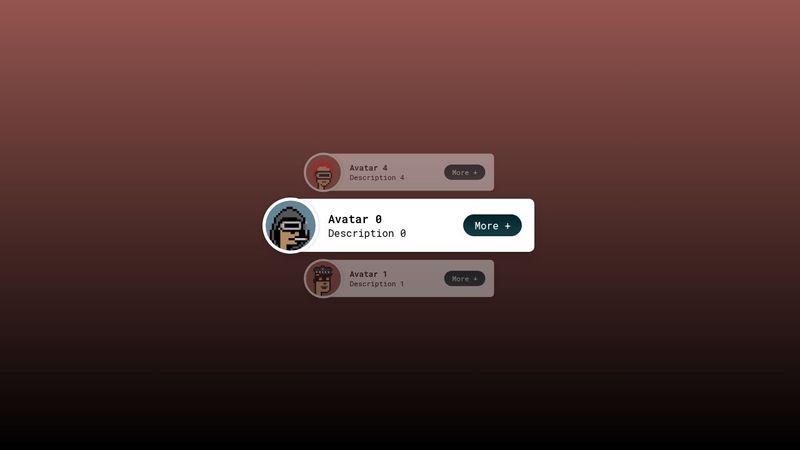 Vertical Card Slider