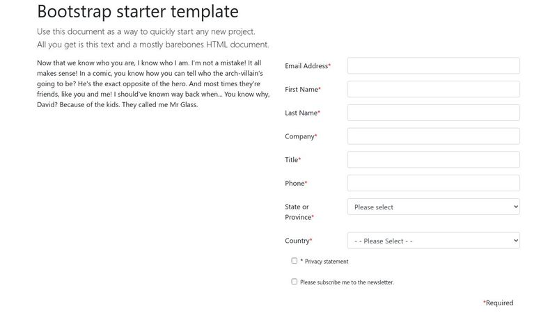 Jquery Validate Example