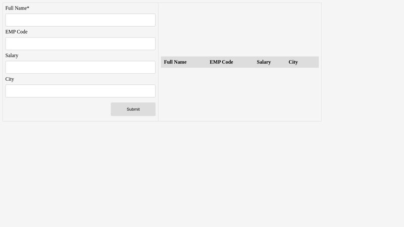 Codeaffection Pure Javascript Crud Operations With Html