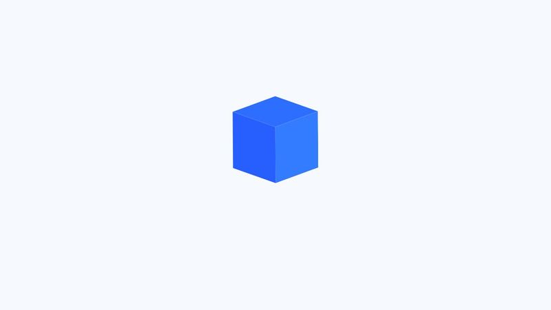 Minimal CSS 3D Cube