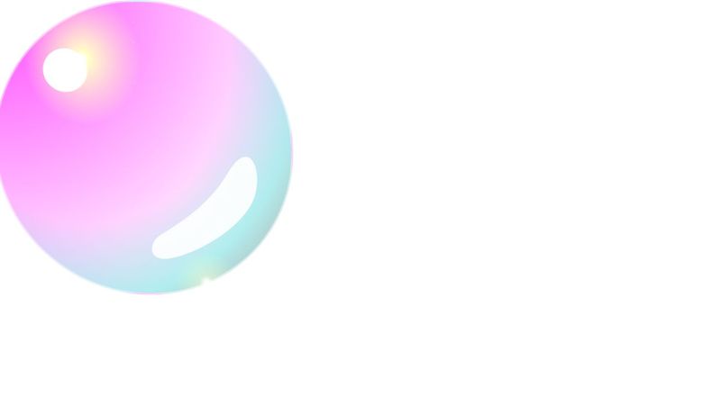 Soap bubble CSS.